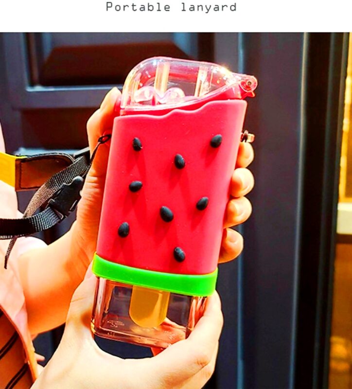 Water Bottle With Straw 300ml – Fajr's Collection | Your One Stop Shop ...